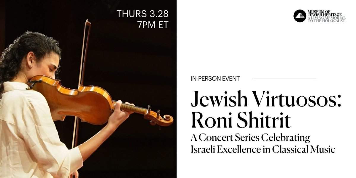 Jewish Virtuosos - A Concert Series Celebrating Jewish Excellence in ...