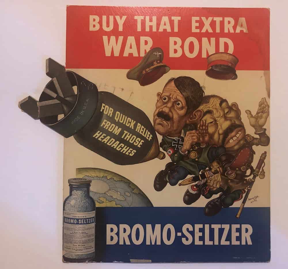 1943. New York. Bromo-Seltzer. “Buy that Extra War Bond.” : Museum of ...