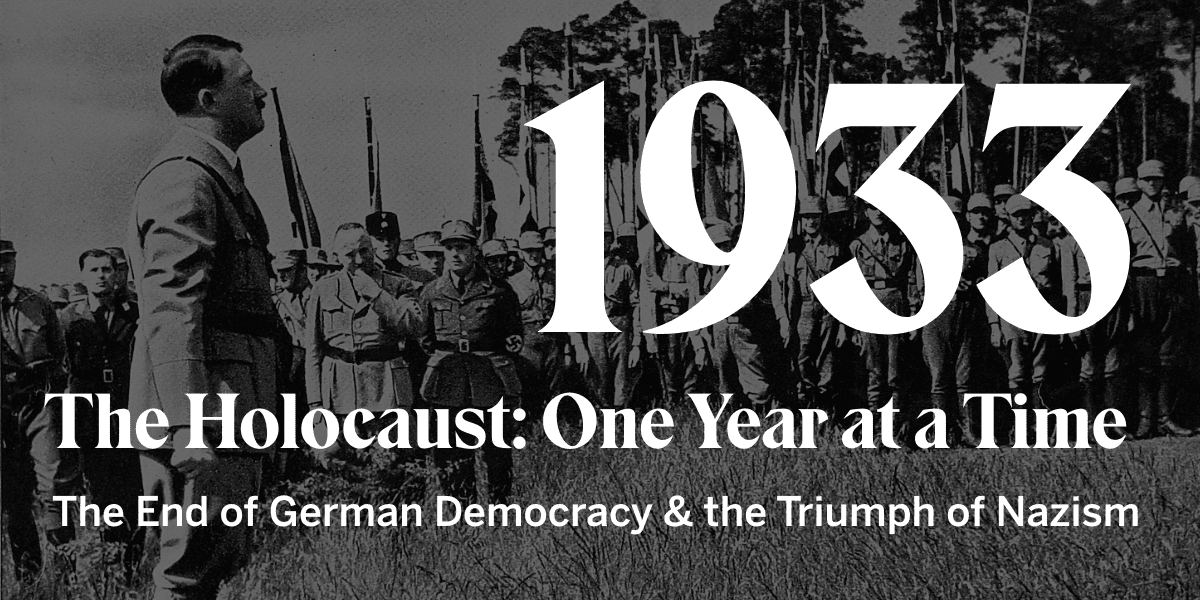 The End of German Democracy and the Triumph of Nazism in 1933 : Museum ...